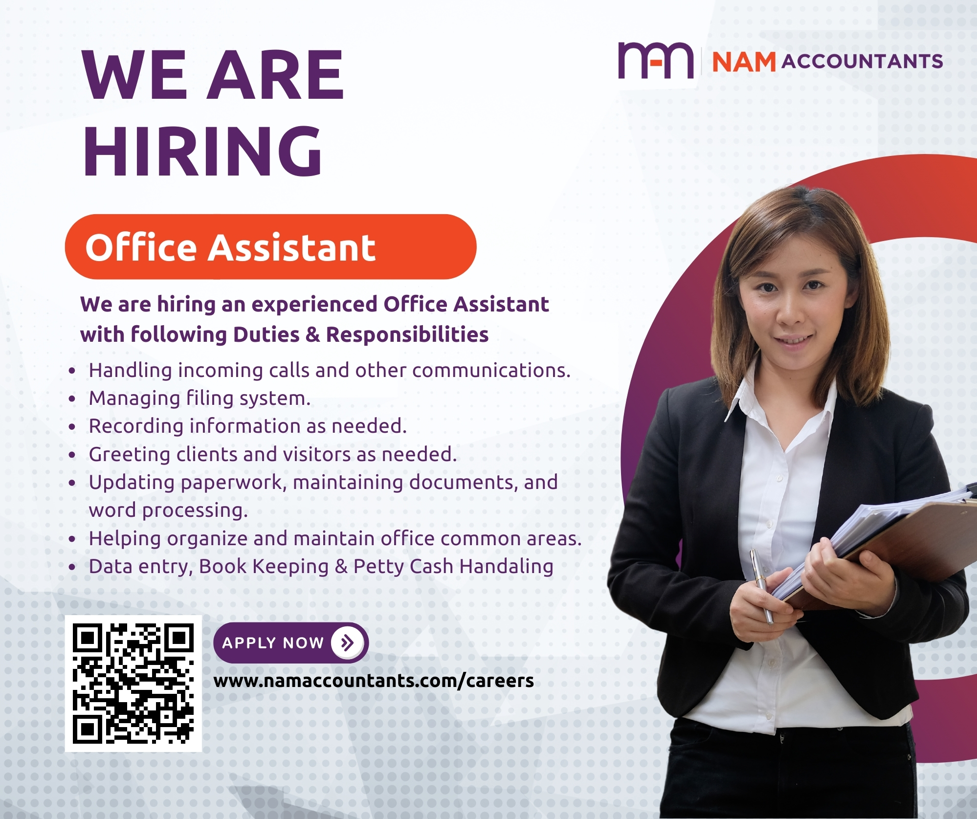 Office Assistant Vacancy