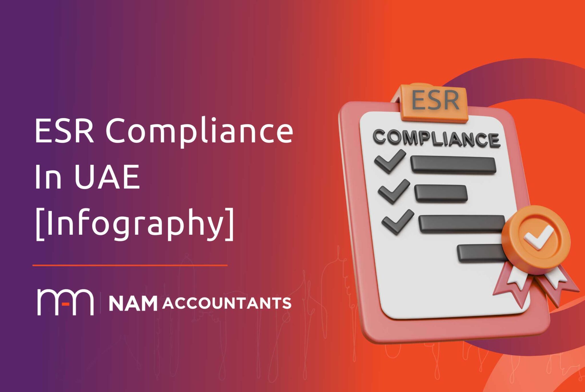 ESR Compliance in UAE [Infographics] • NAM Accountants